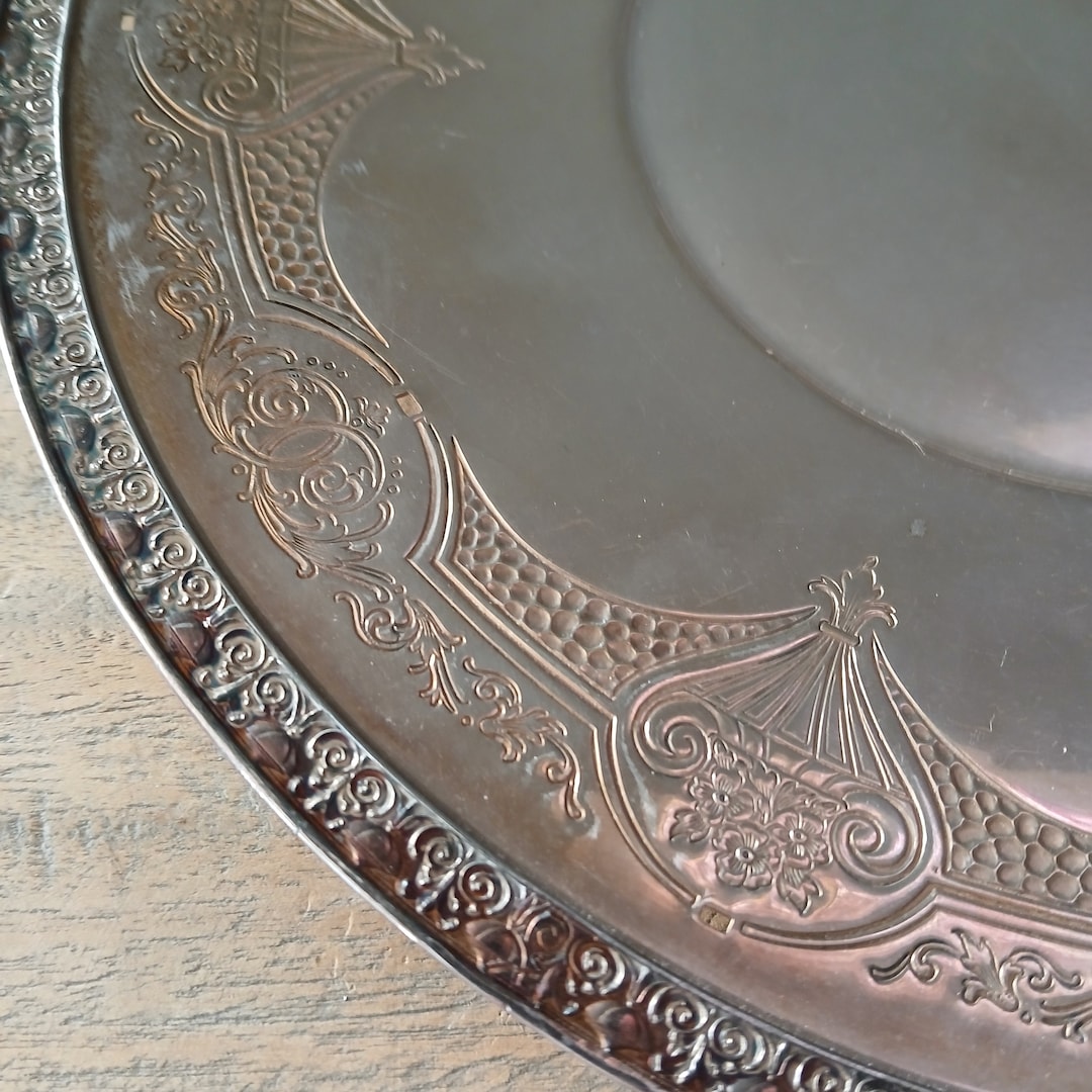 Silverplate Decorative Edge With Fancy Engravings Wallace - Etsy