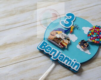 Pixar up Birthday Cake Topper - Etsy
