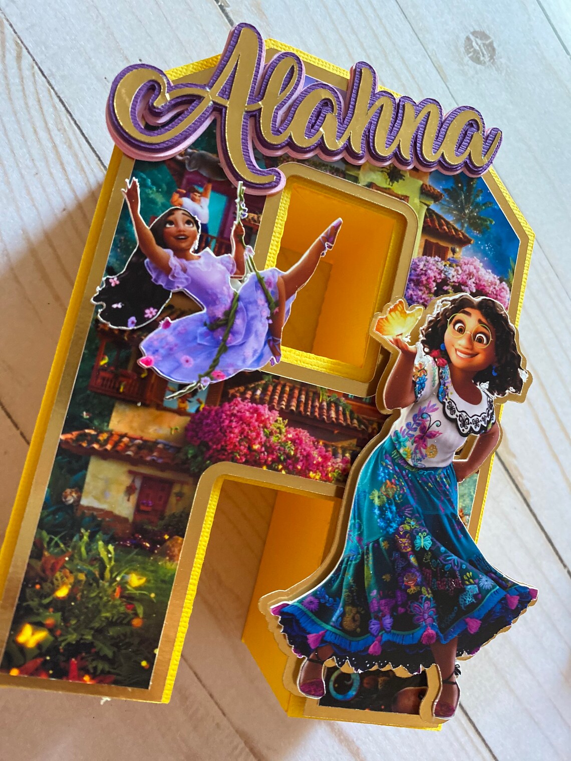 Encanto 3d Letter Free Standing Letter Paper Mache Letter | Etsy