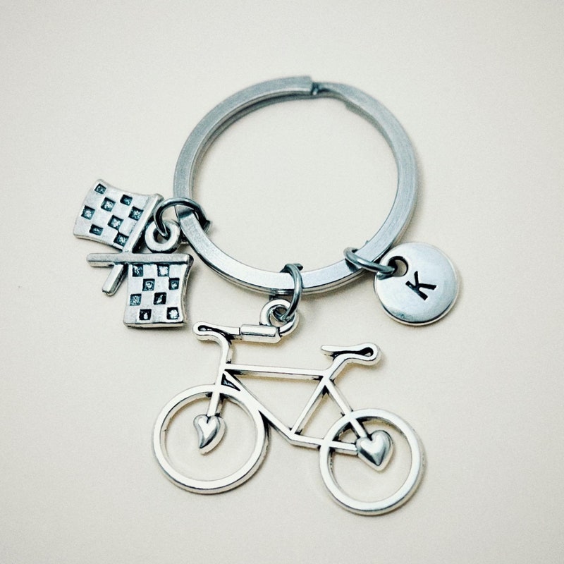 Bicycle Keychain - Etsy