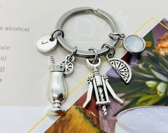 Bartender Gift, Barman Gift, Bartender Keychain, Bartender Keyring ...