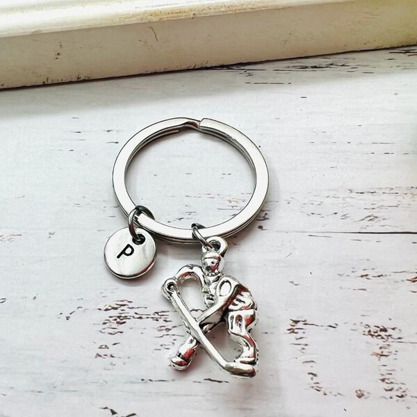 Hockey Keychain - Etsy