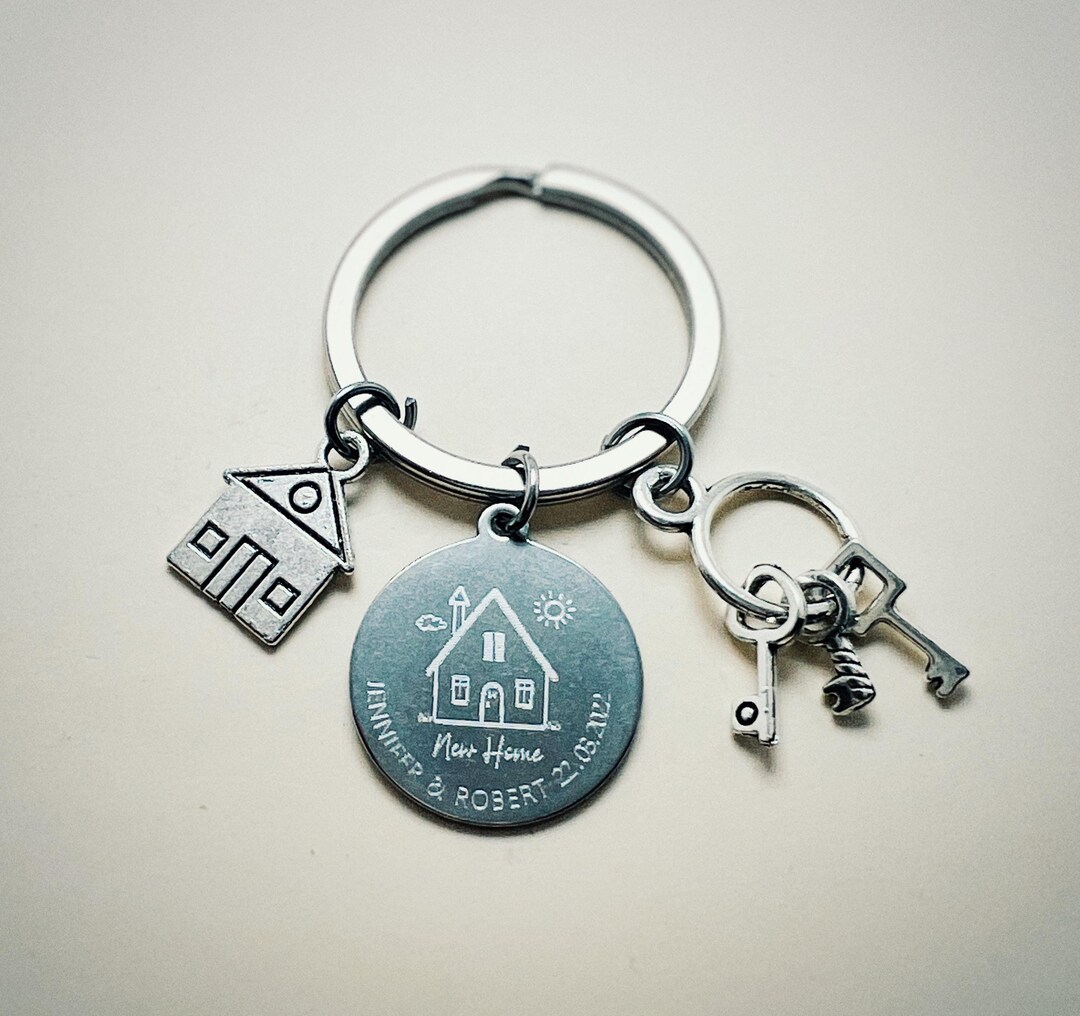 New Home Gift, New Home Gift, First Home Keychain, New Home Gift ...