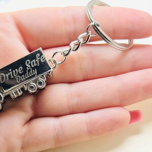 Personalized Truck Driver Keychain, Safe Driving Keychain, Personalized ...