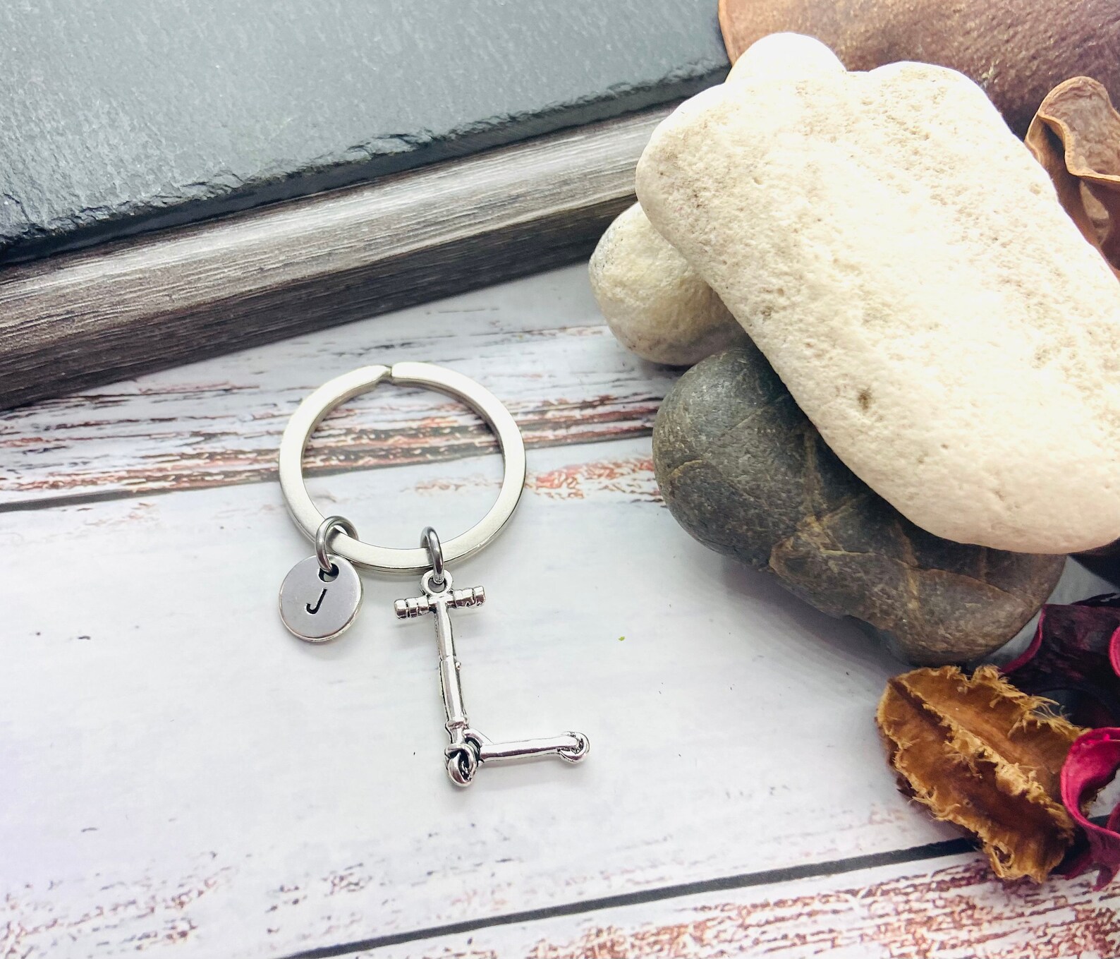 Scooter Gift Scooter Keyring Scooter Key Chain Skater Gift | Etsy