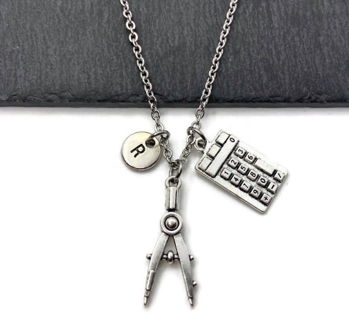 Engineer gifts Engineer Necklace Math Teacher Gift | Etsy