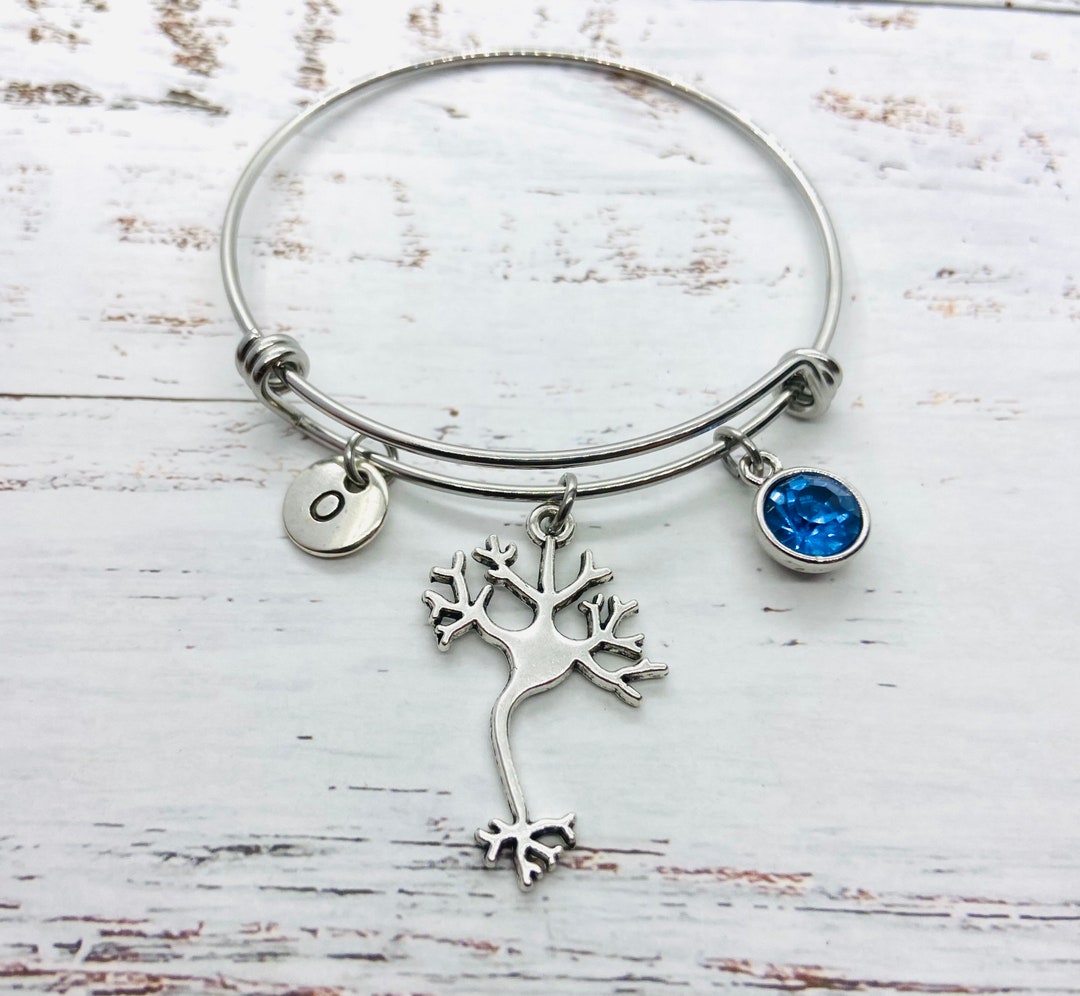Neuron Cell Bracelet, Brain Cell Bracelet, Nerve Cell Bracelet, Biology ...