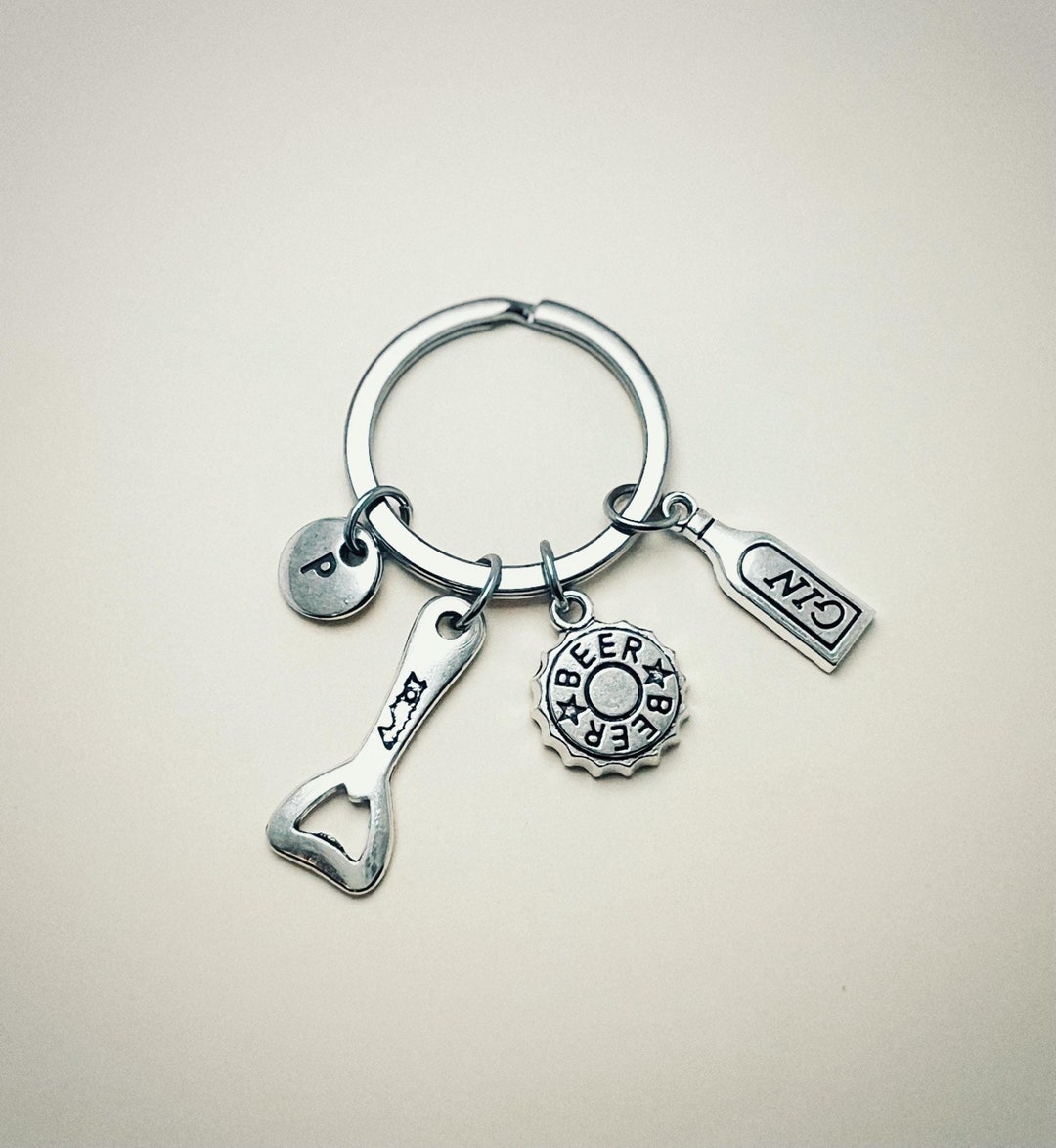 Cocktail Keychain Keyring, Pull, Cocktail Gift, Bartender Gift ...