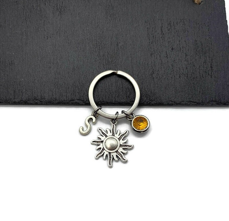 Sun Keychain Sun Keyring Sun Key Ring Sun Key Chain Sun | Etsy