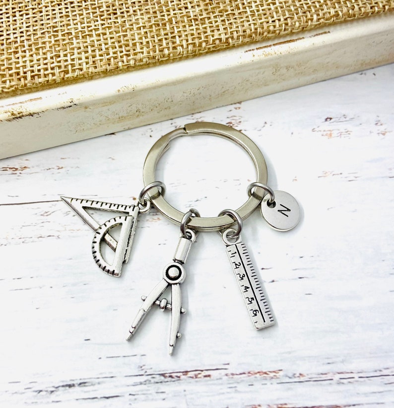 Architect Gift Gift for Architect Architect Keychain - Etsy