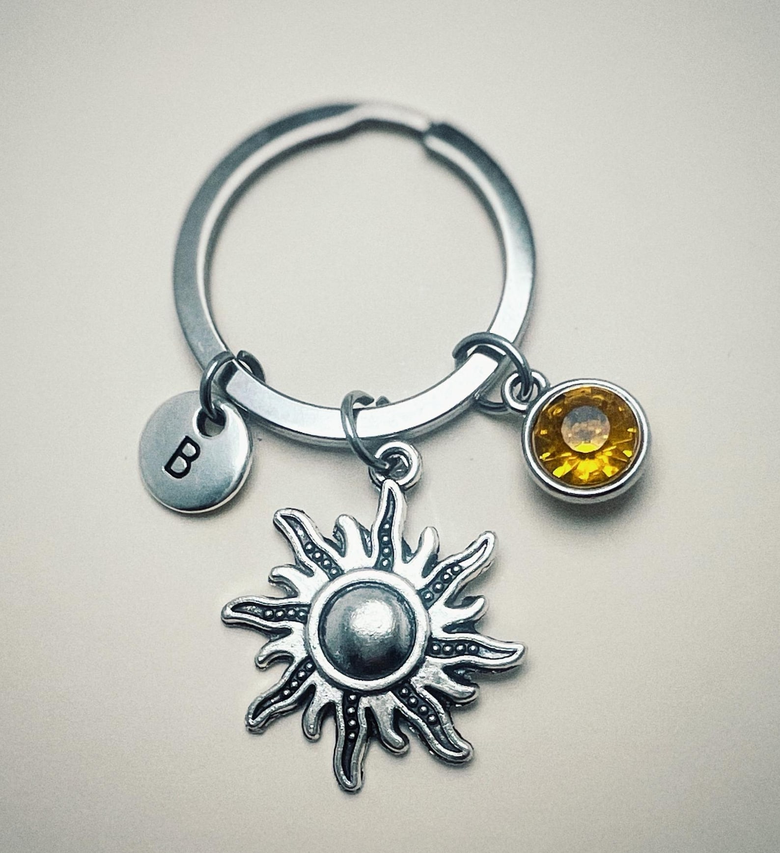 Sun Keychain, Sun Keyring, Sun Key Ring, Sun Key Chain, Sun Gift, Sun ...
