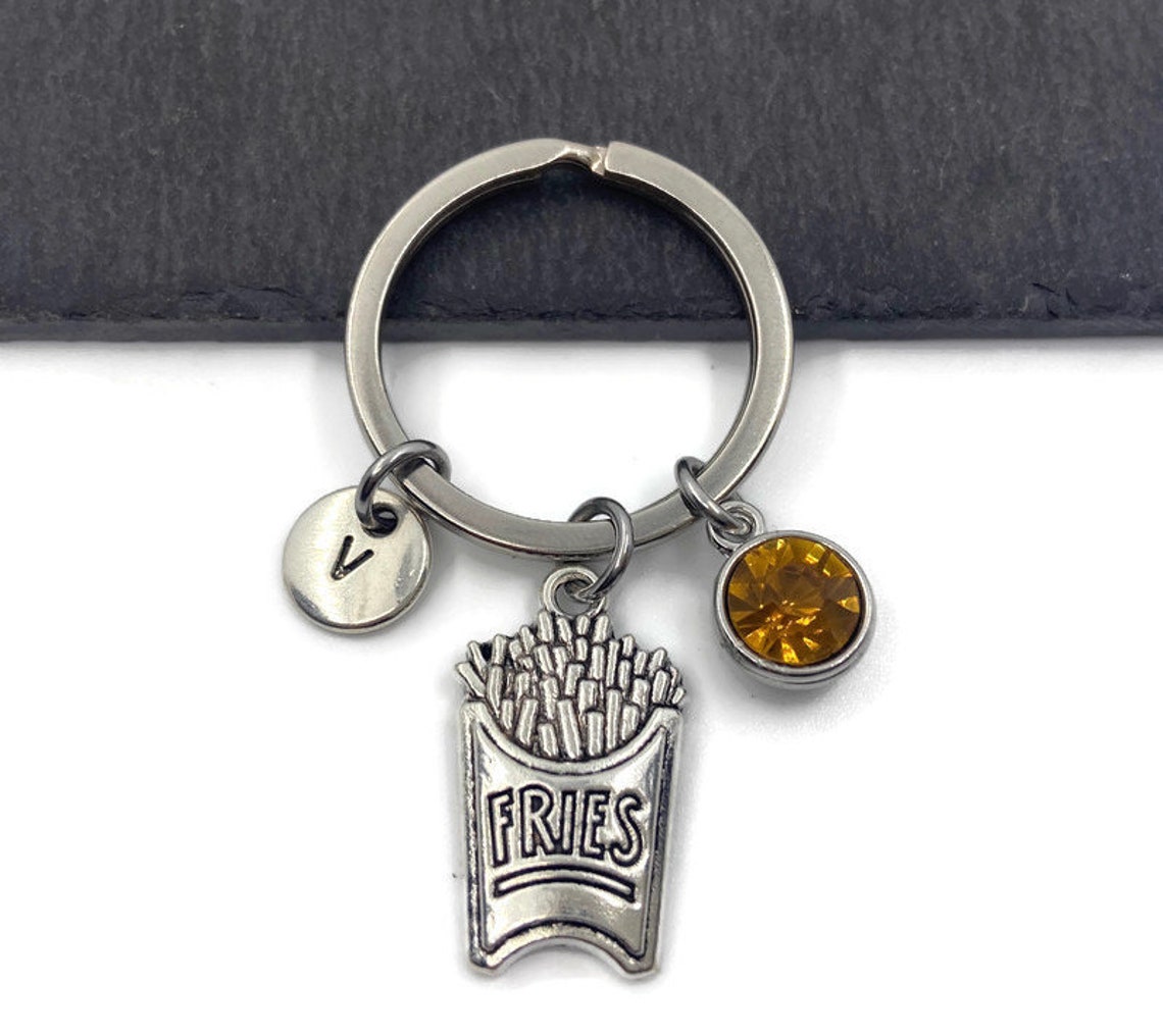 Fries keychain french fry keychain food keychain french fry | Etsy
