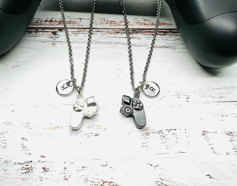 Game Controller Necklace Joystickset of 2 Couples Magnetic | Etsy
