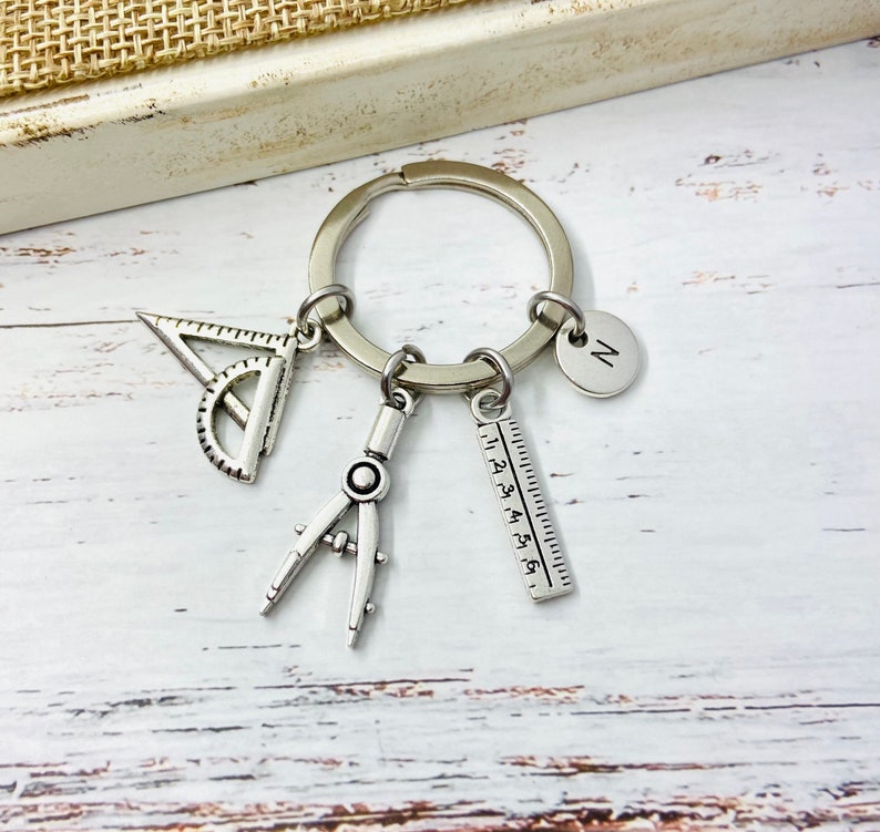 Architect Gift Gift for Architect Architect Keychain - Etsy