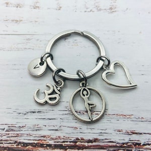 Yoga Keyring, Yoga Keychain, Yoga Inspired Gifts, Yoga Om, Yoga ...