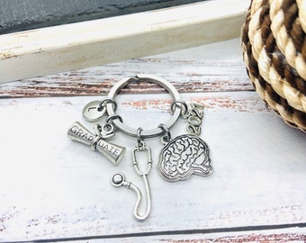 Psychology Graduate Keyring, Psychiatry Keyring, Psychiatrist ...