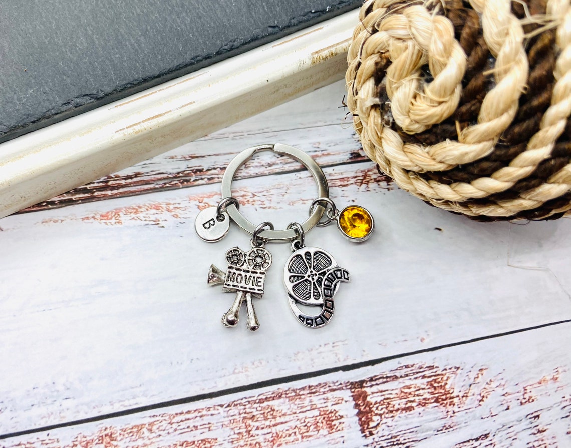 Movie Reel Keychain Movie Keychain Director Movie Reel - Etsy