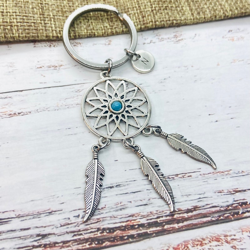 Dreamcatcher Keychain - Etsy