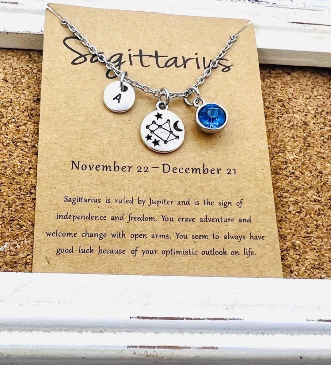 Sagittarius Necklace for Women, Personalized Zodiac, Constellation ...