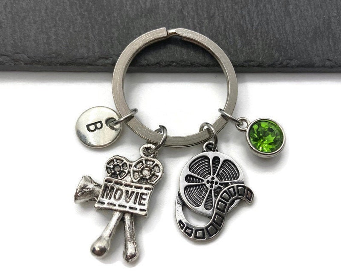 Movie reel keychain movie keychain director movie reel | Etsy