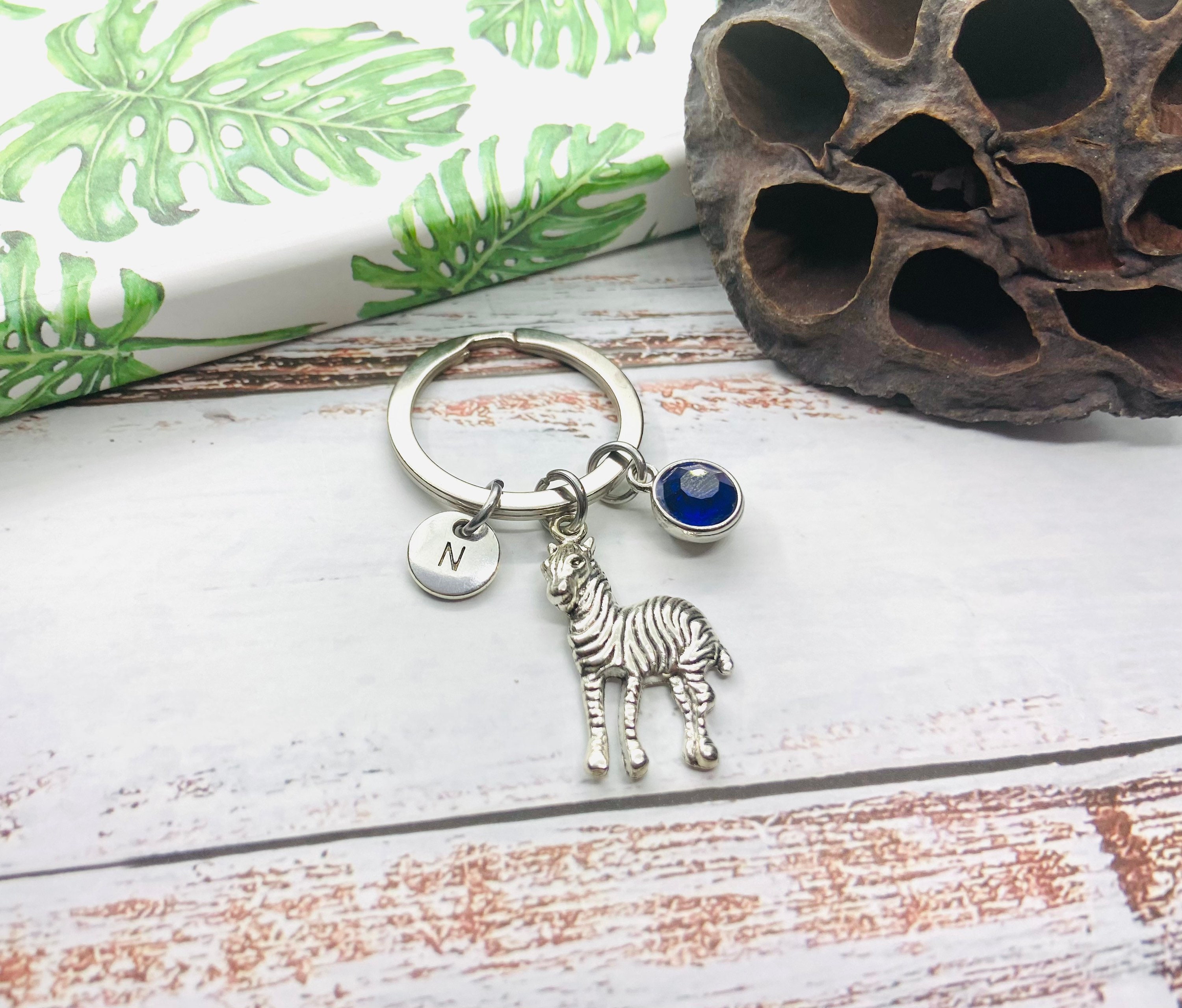 Zebra Keychain Zebra Gift Zebra Charm Gift Zebra Keyring - Etsy Australia