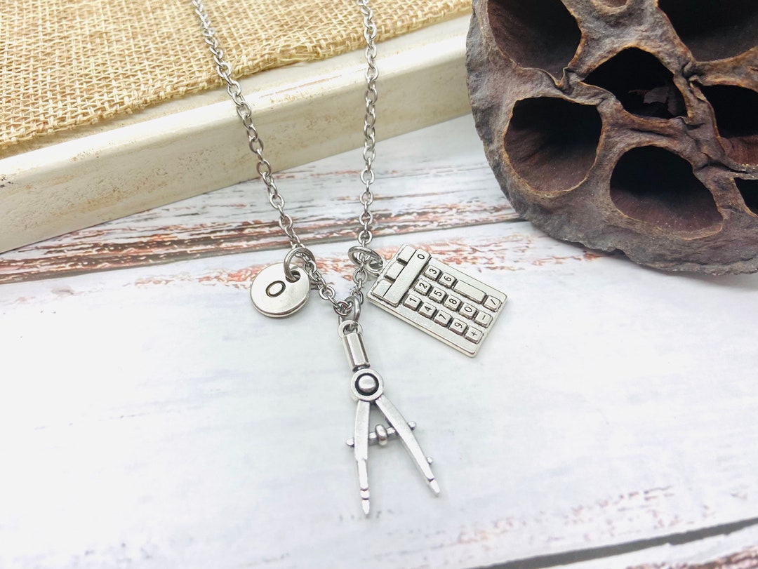Engineer Gifts, Engineer Necklace, Math Teacher Gift, Mathematics ...