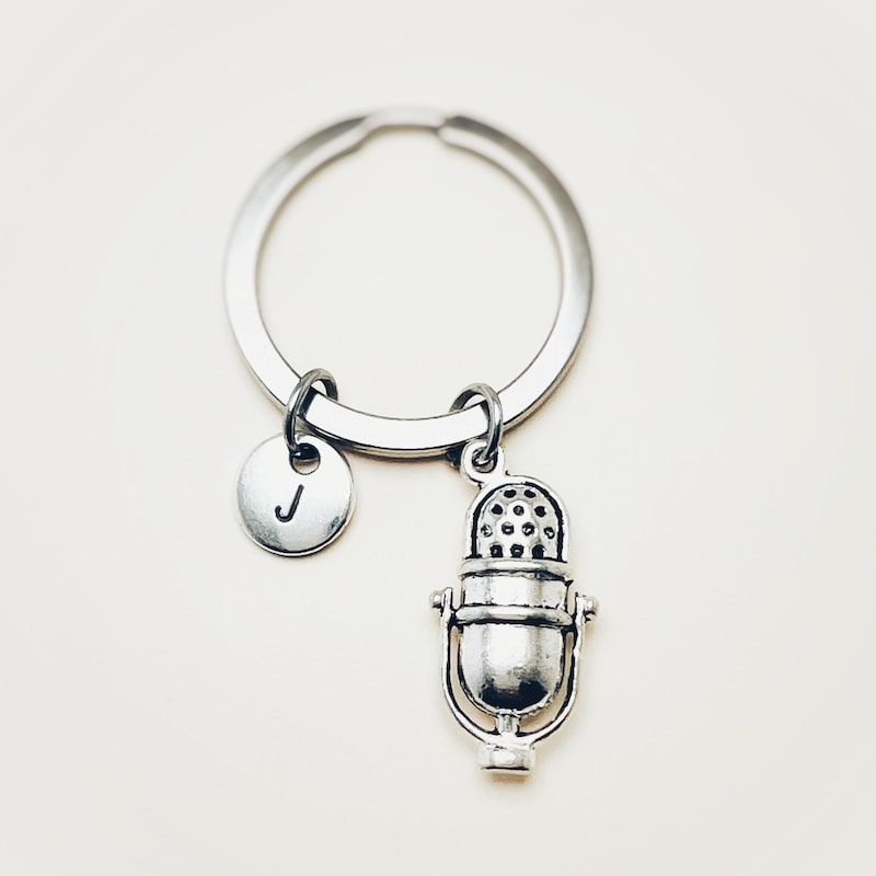Mic Keychain - Etsy