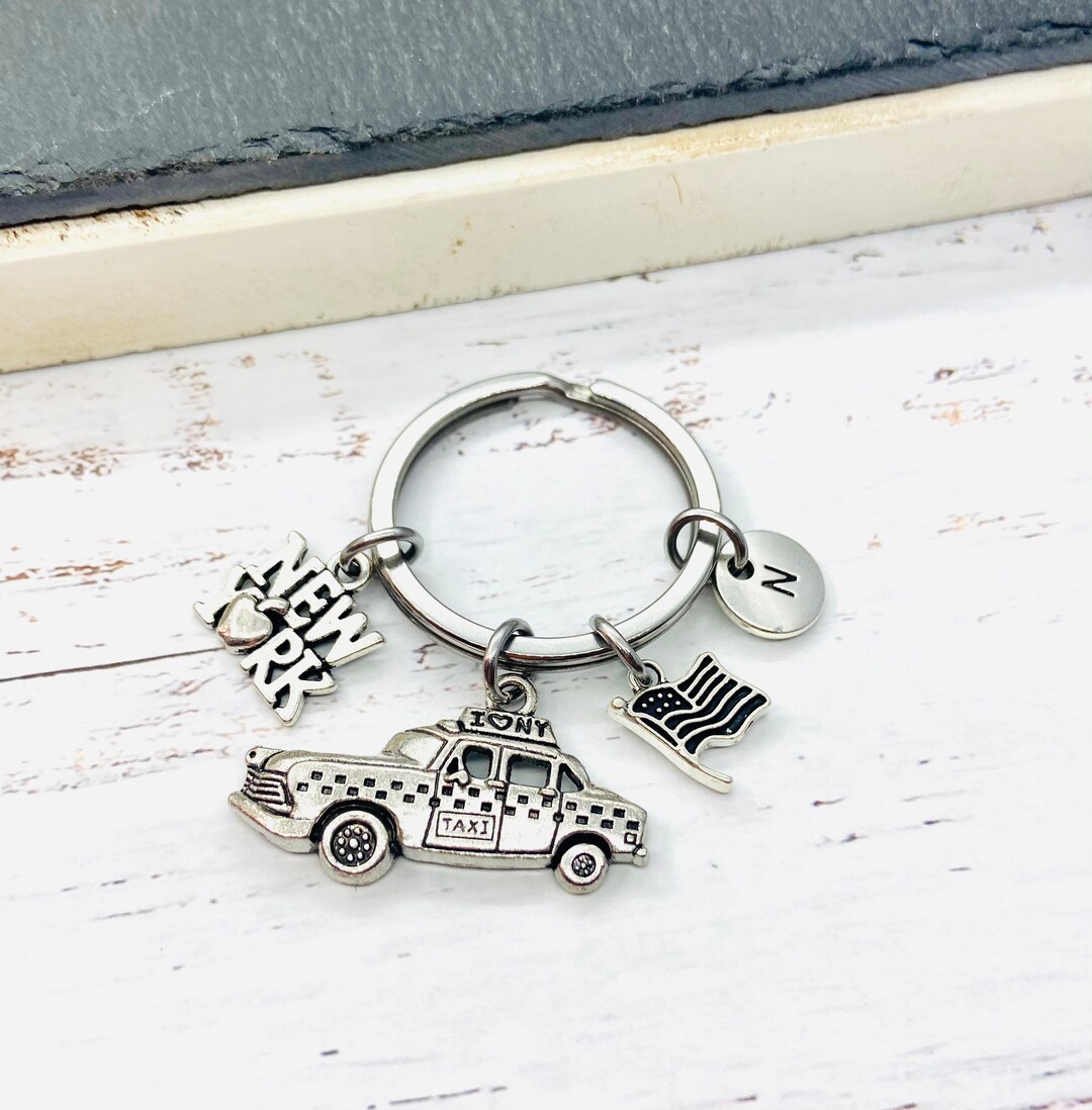 New York Keychain, New York Gift, New York Keyring, America Gifts, New ...