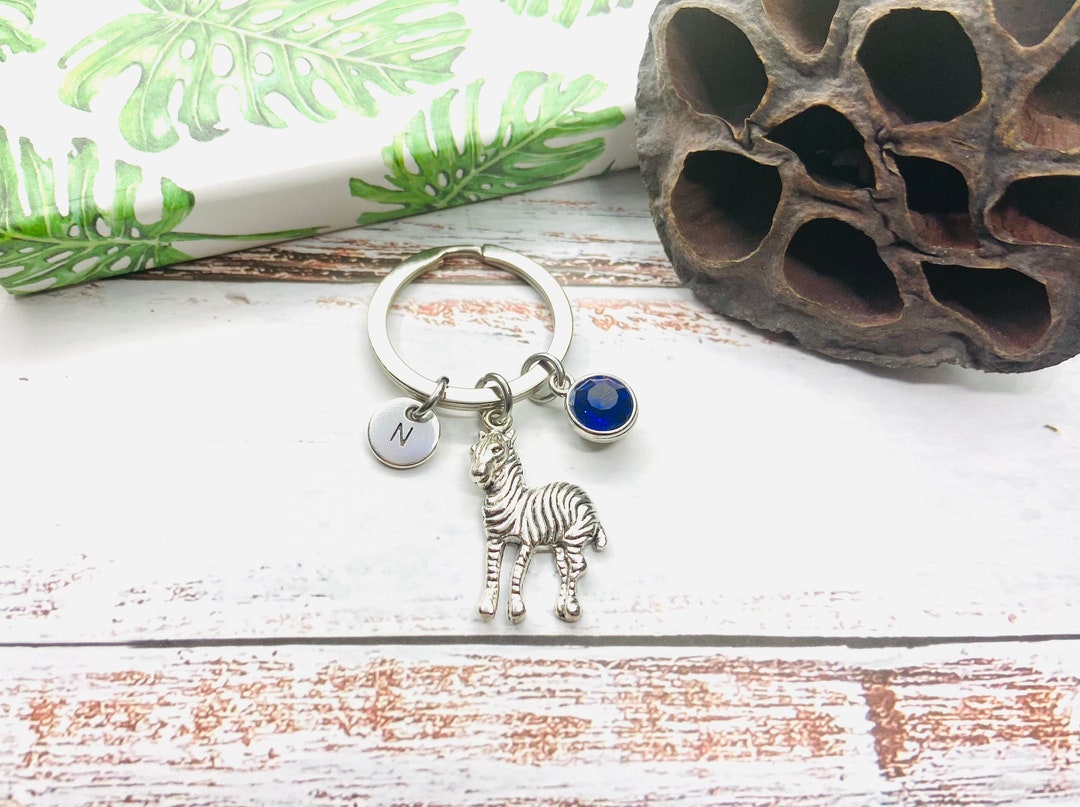 Zebra Keychain Zebra Gift Zebra Charm Gift Zebra Keyring - Etsy Australia
