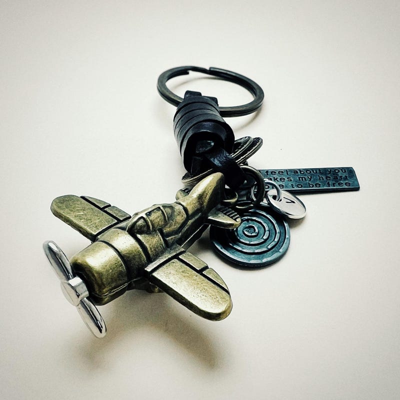 Brass Keychain - Etsy
