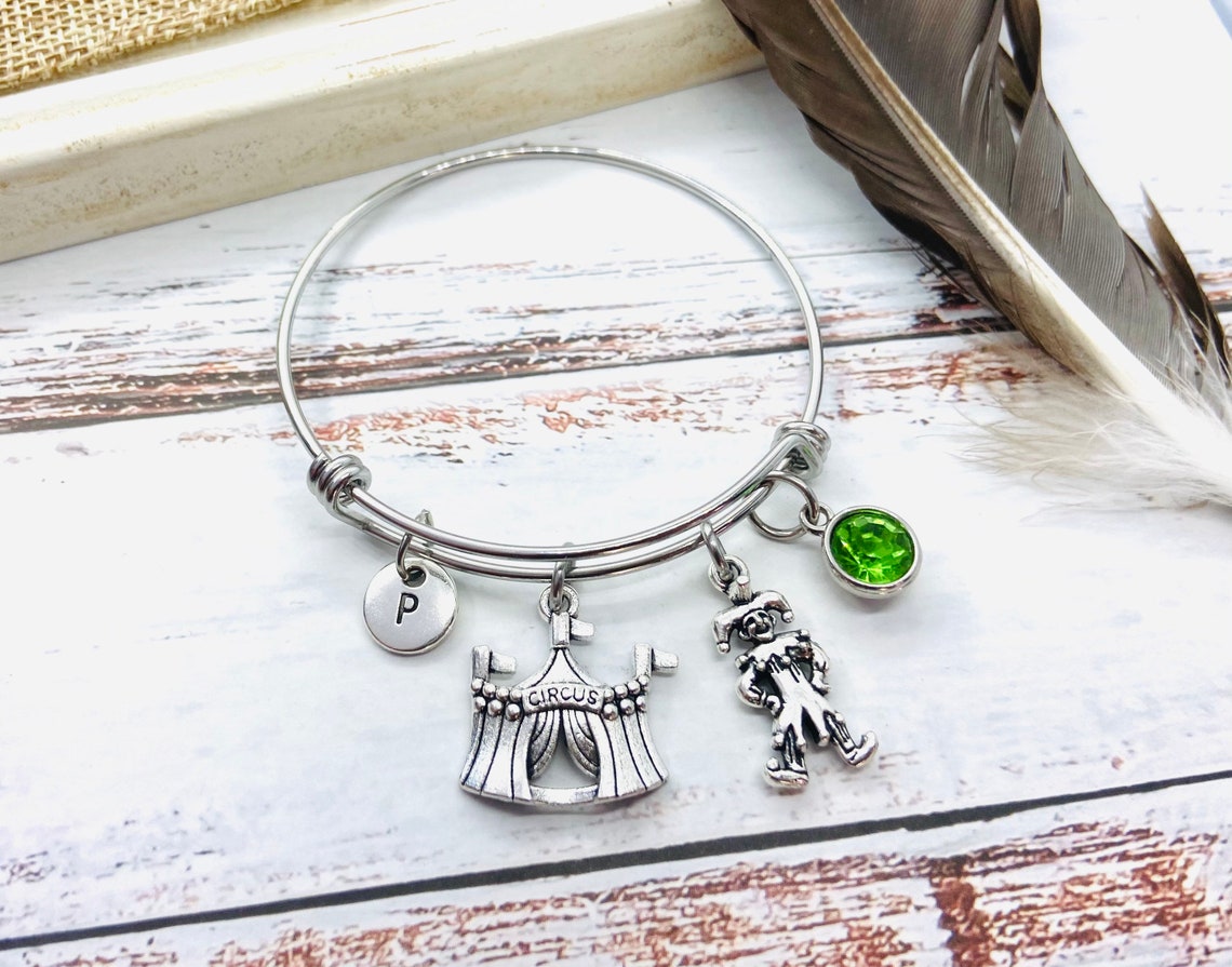Circus Bracelet Circus Gift Circus Jewelry Clown Bracelet - Etsy