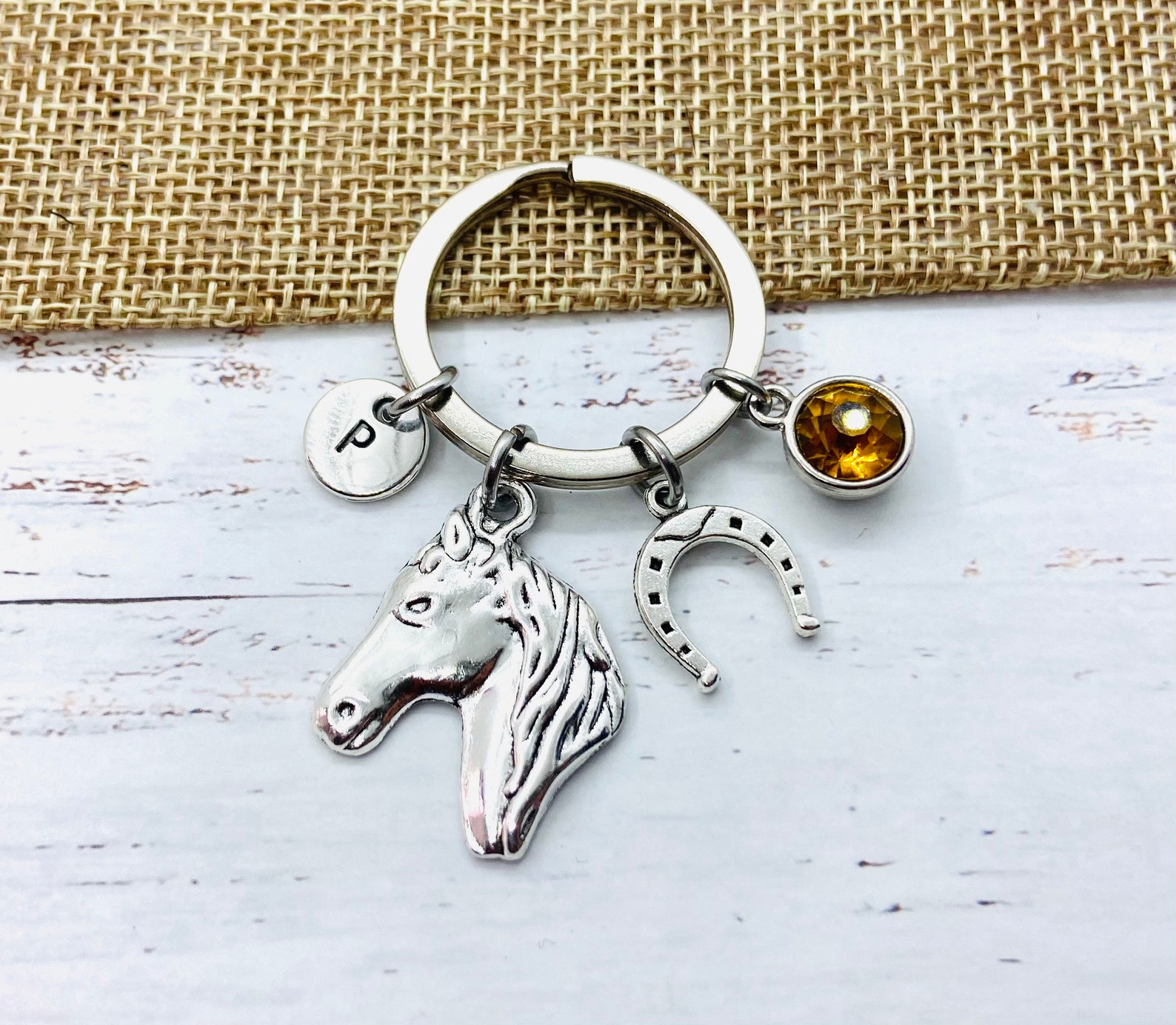 Horse Keychain Horse Gift Horse Charm Gift Horse Keyring - Etsy