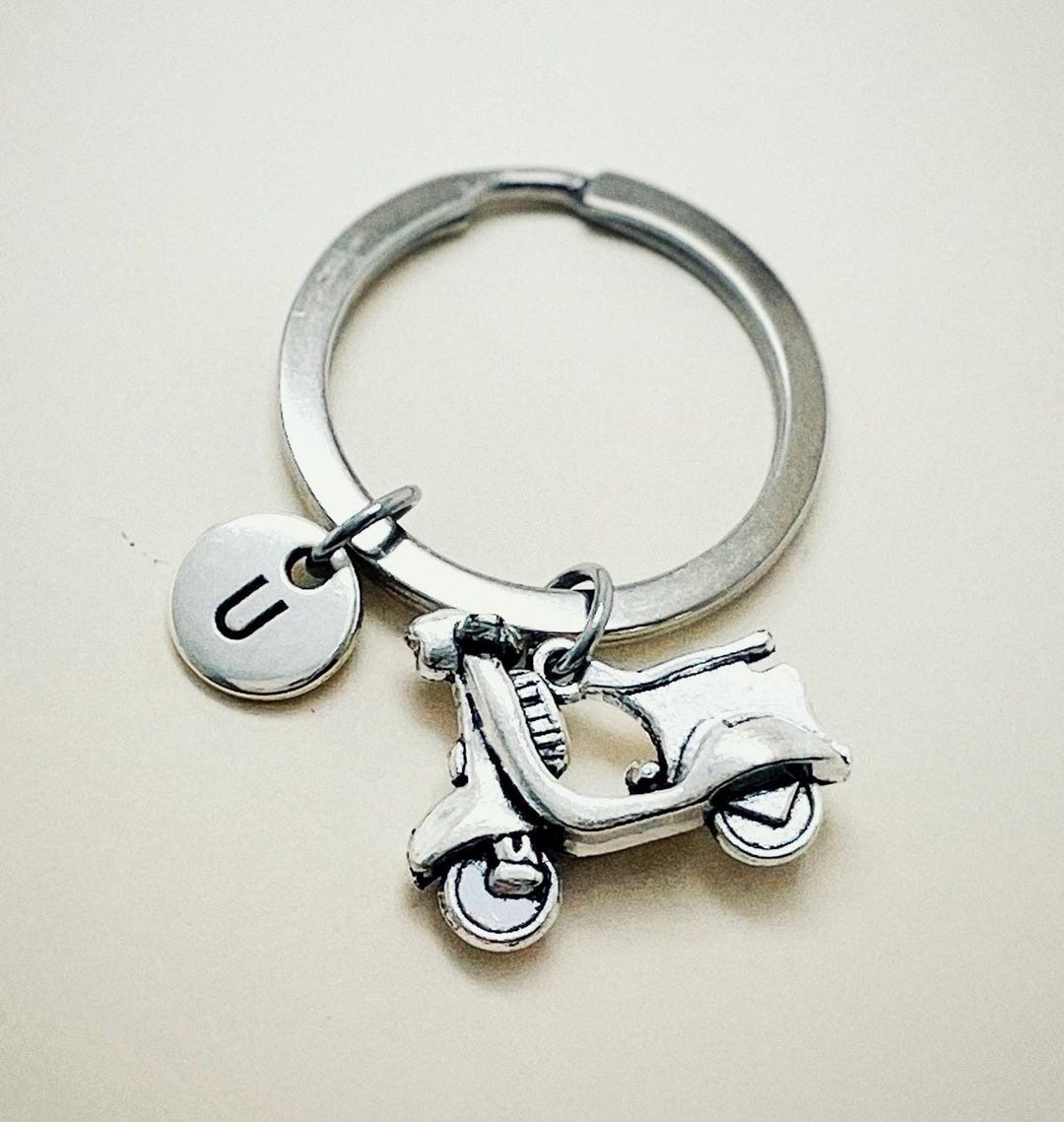 Cool, Unique, Scooter Keychain, Scooter Keyring, Moped Keychain, Moped ...