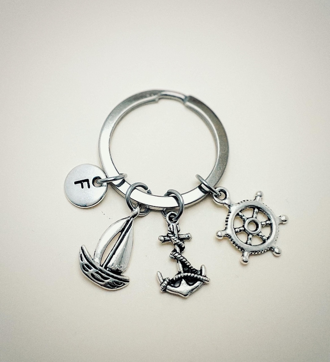 Sail Boat Gifts, Sail Boat Keychain, Sailor Gift, Ship Keyring, Anchor ...