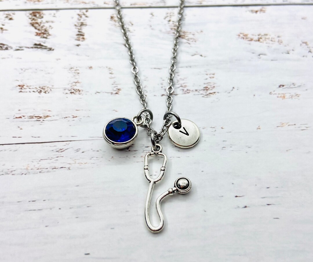 Stethoscope Necklace, Doctor Necklace, Gift for Doctor, Stethoscope ...