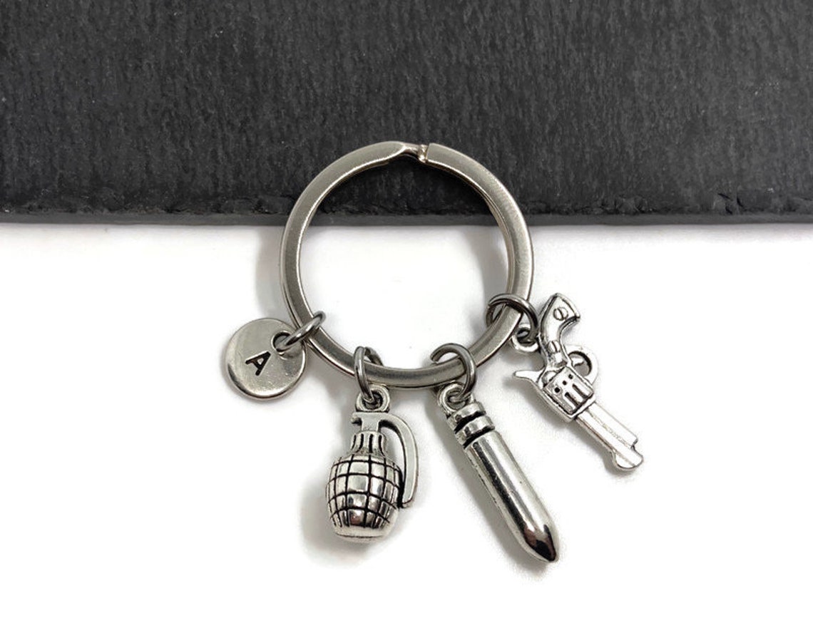 Grenade Keychain Small Grenade Keychain Grenade Zipper Pull | Etsy