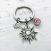 Sun Keychain, Sun Keyring, Sun Key Ring, Sun Key Chain, Sun Gift, Sun ...