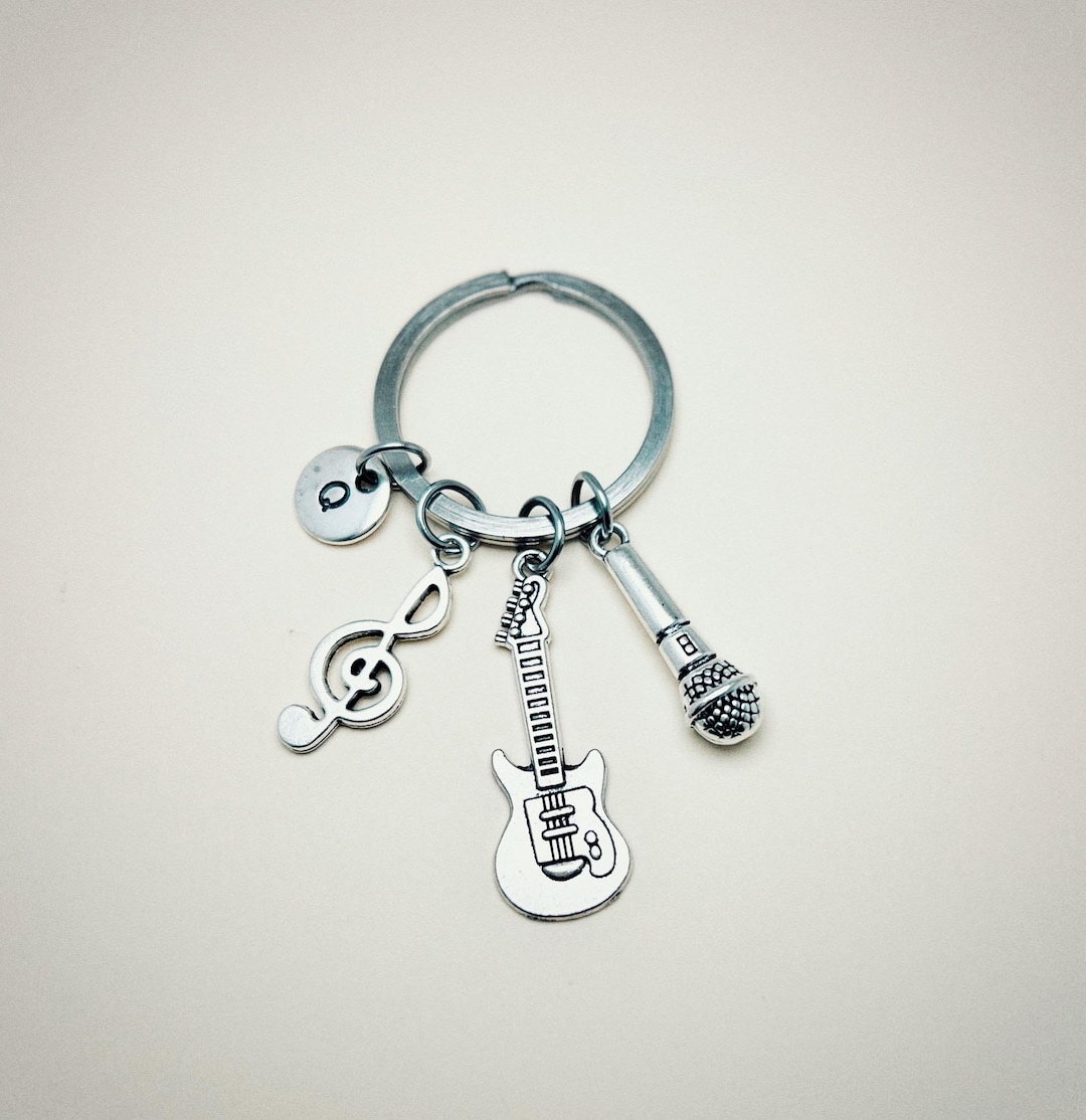 Musician Keychain, Gift for Musician, Gift for Singer, Band Gift ...