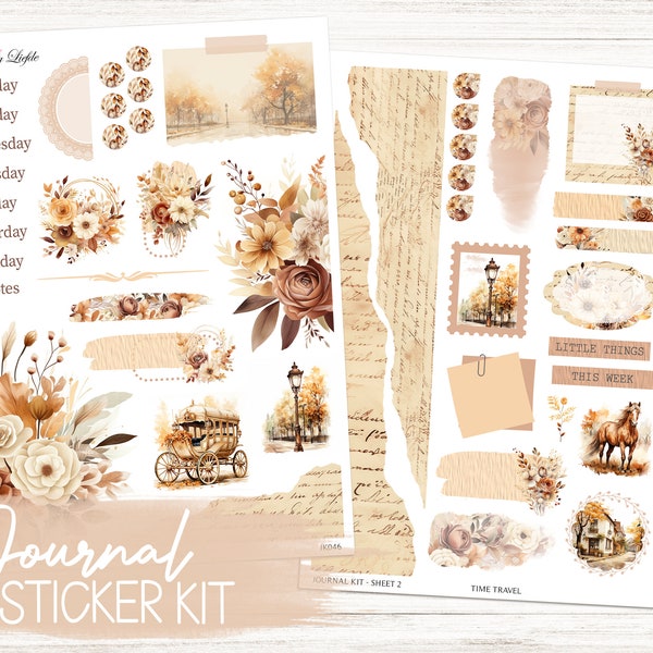 Journal Stickers - Etsy UK