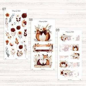 October Monthly Decorative Kit Bundle / 12 Sheets / a La Carte - Etsy