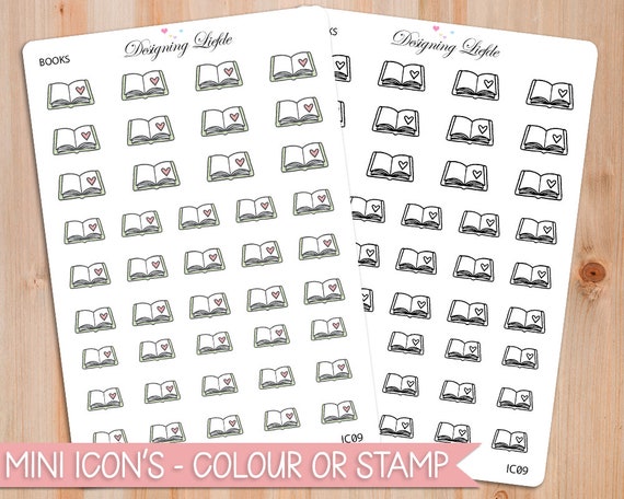 | IC009 Mini Icon planner stickers Plannerween Stickers Stickers ...