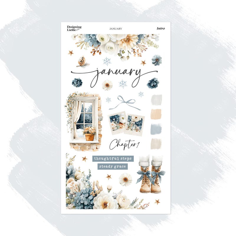 January Sticker Sheets - Etsy UK