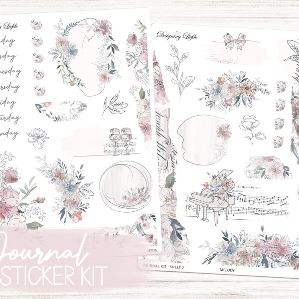 Journal Stickers - Etsy UK