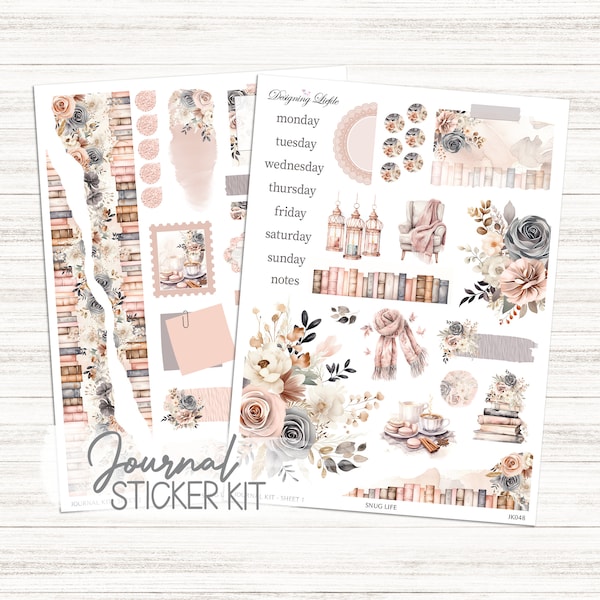 Journal Stickers - Etsy UK