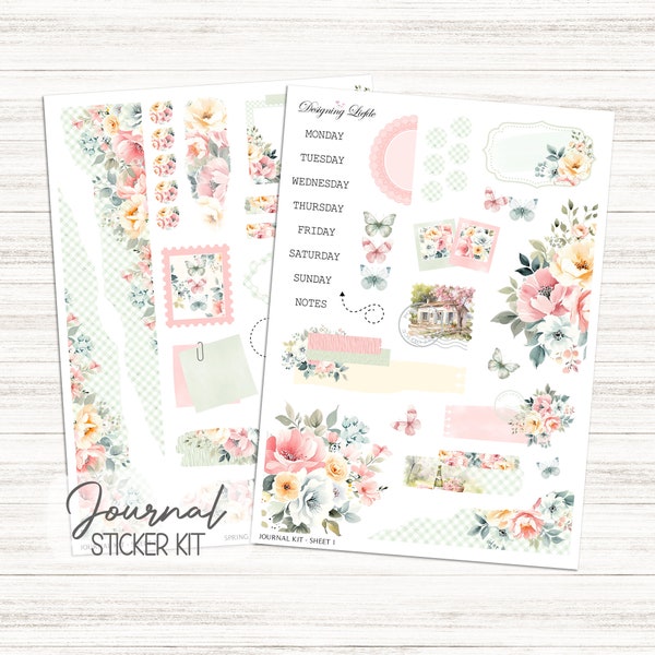 Journal Stickers - Etsy UK