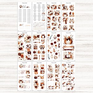 October Monthly Decorative Kit Bundle / 12 Sheets / a La Carte - Etsy