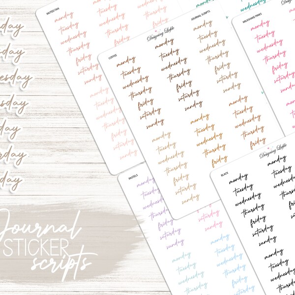 Journal Sticker - Etsy