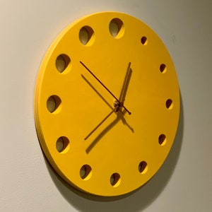 14" MODERN WALL CLOCK - Seven Colors! - Etsy