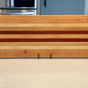 ENORMOUS 36 X 11 Mixed Hardwood Charcuterie Board With Choice of ...