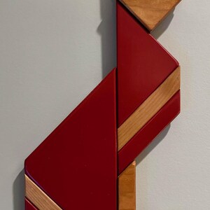 Geocat - Medium - Geometric Wood Cat - Wall Art - Choice of Colors - Etsy